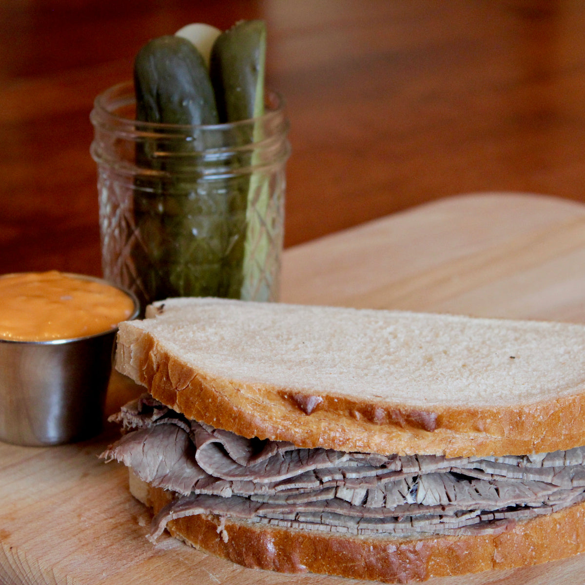 The Kosher Marketplace | Brisket on Seedless Rye