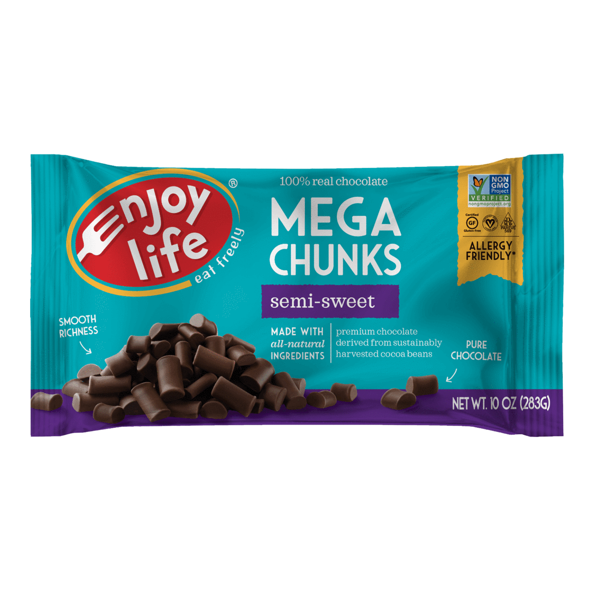 Enjoy Life Semisweet Chocolate Mega Chunks | The Kosher Marketplace